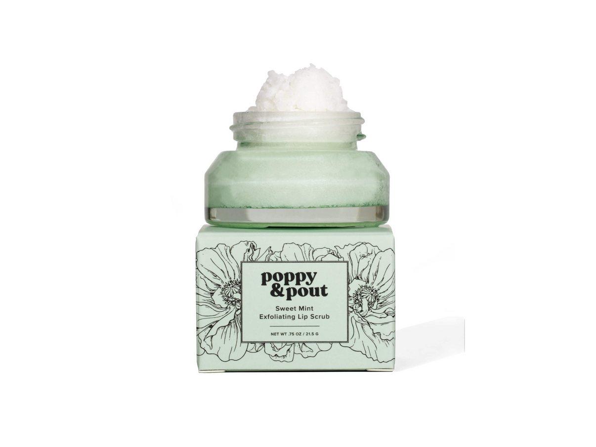 Poppy & Pout Sweet Mint Lip Scrub – Old Whaling Company